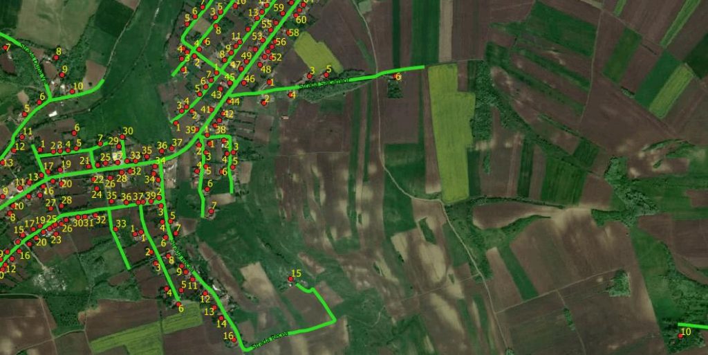 Denumiri strazi - Nomenclator stradal - Comuna Cămărașu - Județul Cluj